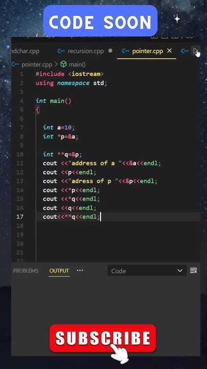 Pointer To Pointer In C C Program Pointer Coding