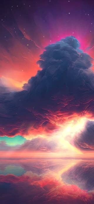 夕阳湖景 风景手机动态壁纸 风景手机壁纸下载 元气壁纸