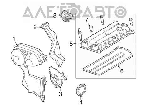 Крышка коленвала Ford Escape 13-16 1.6T новый OEM оригинал BM5Z6K301B ...