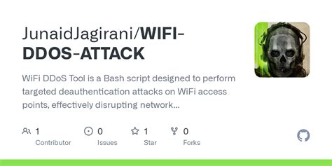 Github Junaidjagiraniwifi Ddos Attack Wifi Ddos Tool Is A Bash
