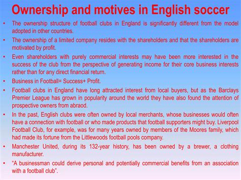 The World Of English Premier League And English Football Fans Ppt