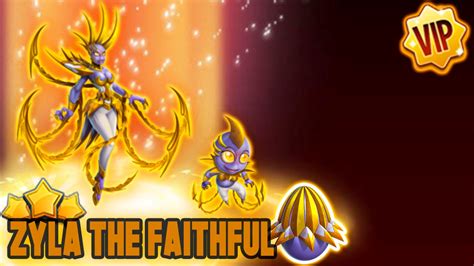 Monster Legends Zyla The Faithful Nivel 1 Al 100 Combate VIP