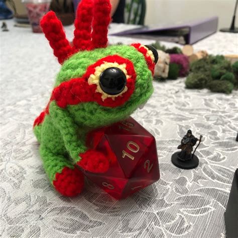 Intellect Devourer Crochet Desk Buddy Pattern Us Baldur S Gate