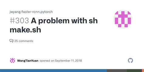 A Problem With Sh Make Sh Issue Jwyang Faster Rcnn Pytorch Github