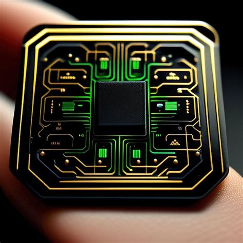 Premium Ai Image A Small Square Shaped Electronic Device Circuit