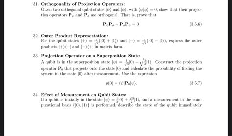 solved orthogonality of projection operators given two