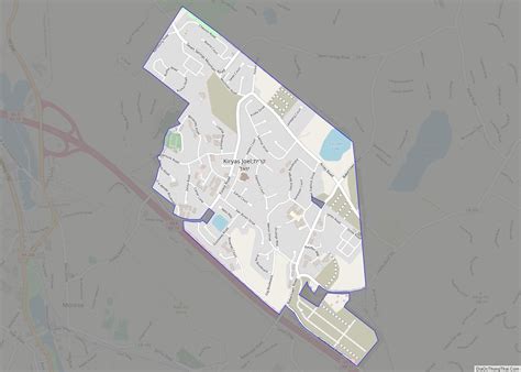 Map Of Kiryas Joel Village Thong Thai Real