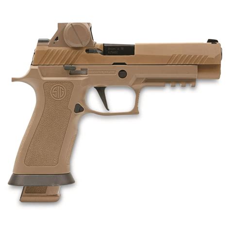 Sig Sauer M17x Semi Automatic 9mm 4 7 Bbl 21 1 Rds With Romeo