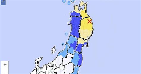 일본 이와테현에 규모 61 지진