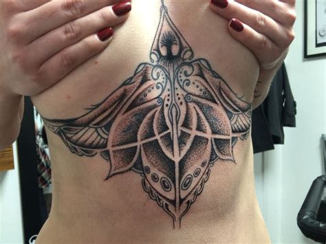 Dot Tattoo Under Bra Line