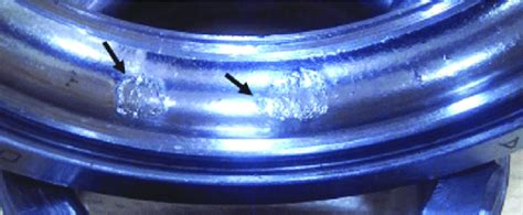 Dent Marks On The Outer Ring Raceway Shown By Arrow Download