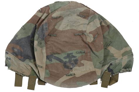 Usmc Woodland M81 Pasgt Helmet Cover With Ega Gear Rack