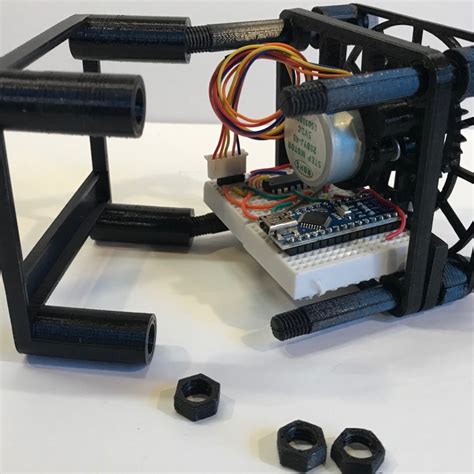 3d Printable Simple Arduino 3d Printed Clock By Jacques Favre
