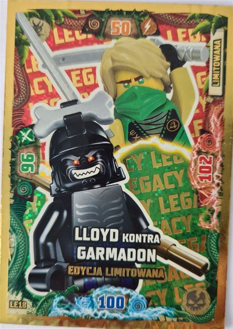 KARTA LE18 LEGO NINJAGO 6 WYSPA LLOYD KONTRA 12777302870 Oficjalne
