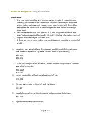 Rsaunders Mod CodingAssessment Docx Module Assignment Coding Skills Assessment
