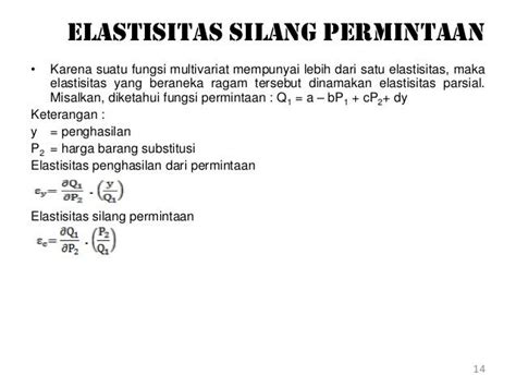 Contoh Soal Elastisitas Silang Bakti Soal