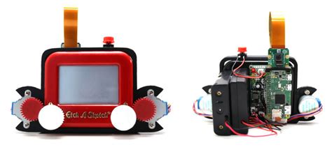 Etch A Snap The Raspberry Pi Powered Etch A Sketch Camera Open Electronics