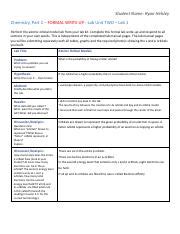 Chem Part 1 Unit 2 Lab Atomic Orbital Models Pdf Student Name Ryan