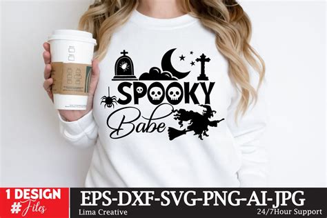 Spooky Babe Svg Cute File So Fontsy