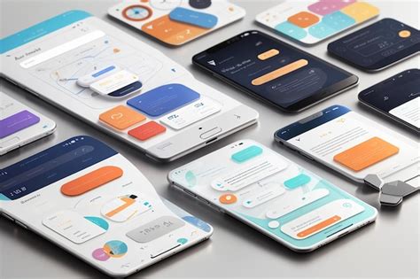 Premium Ai Image Design Excellence Unleashed Crafting Engaging Uiux Scenarios With Mockups