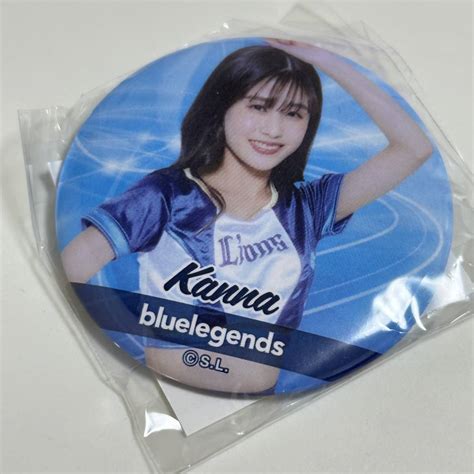 【未使用】bluelegends ブルーレジェンズ Kanna カンナ 缶バッジ 埼玉西武ライオンズ Lions ガチャ の落札情報詳細