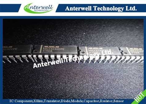True Rs232 Transceivers Max3232cpe Integrated Circuit Chip Using Four 0 1レf External Capacitors