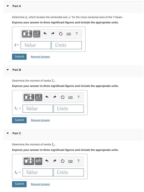 Solved Consider The T Beam Shown In Figure 1 Suppose That Chegg