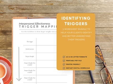 Identifying Triggers Worksheet Bundle