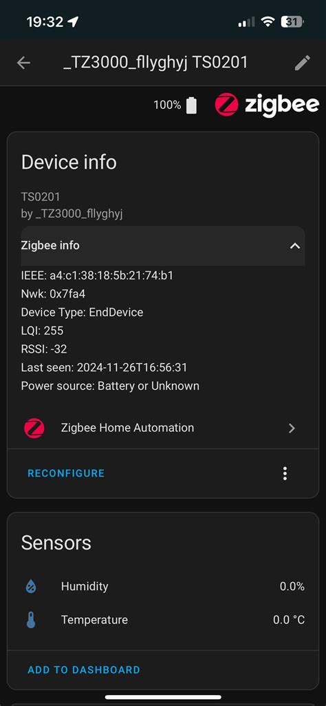 Tuya Zigbee temperaturę humidity sensor shows values Zigbee Home Assistant Community