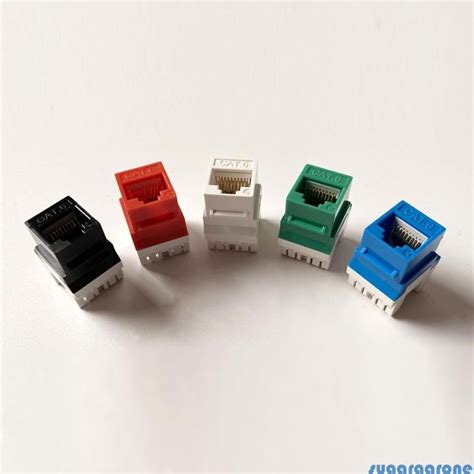 Sugar CAT Straight Through Module RJ Connector Information Socket