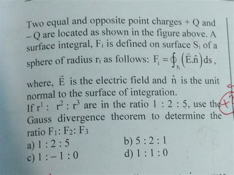 40two Equal And Opposite Point Charges Q And −q Are