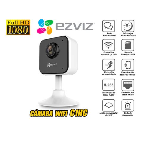 Ripley Ezviz CÁmara Seguridad Inalambrico Wifi Full Hd C1hc Inteligente
