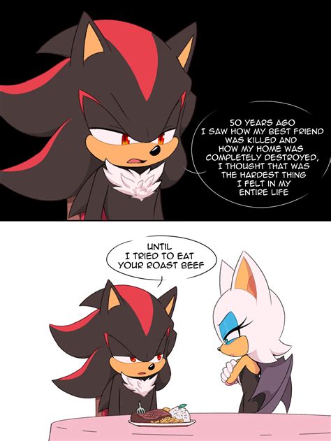 Shadow The Hedgehog And Rouge The Bat Sonic Drawn By Toonsite Danbooru