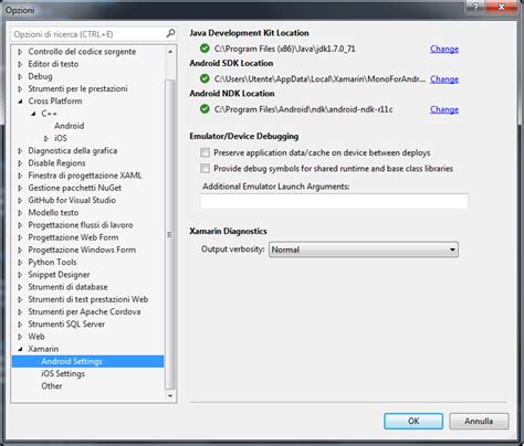 C Error Launching Android Simulator In Visual Studio Xamarin Stack