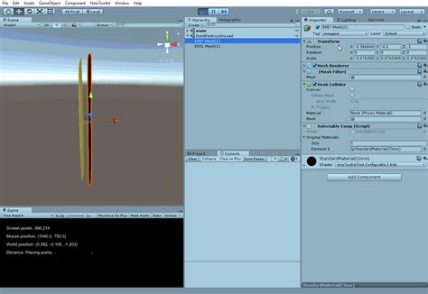 C Calculate Distance Between Two Objects Not Located Together With