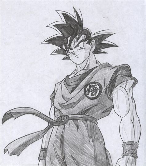 Goku Arrived Pencil By Kingvegito On Deviantart
