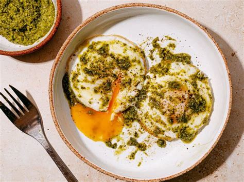 Pesto Fried Eggs Quantity 1 Egg — Brava Brava Home