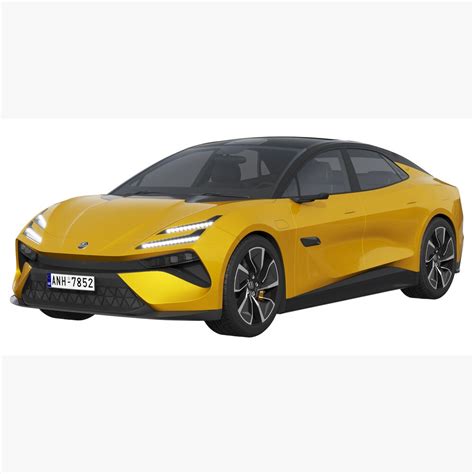 Lotus Emeya 3D модель Скачать Sports car на 3DModels org