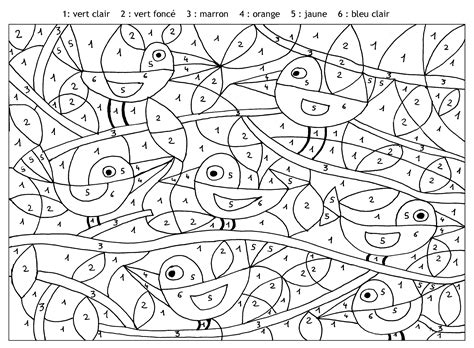 Coloriage Coloriage Magique 126282 Éducatifs Dessin à Colorier