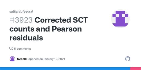 Corrected Sct Counts And Pearson Residuals · Issue 3923 · Satijalab