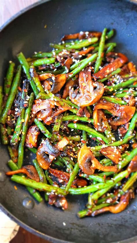 Green Beans Mushroom Stir Fry Easy Green Beans Mushroom Stir Fry Artofit