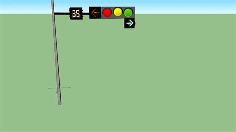 Complete Traffic Signal Set 3d Model