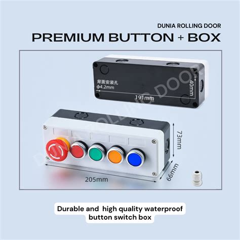 Jual 5 Button Premium Push Button Switch Box Waterproof 5 Tombol