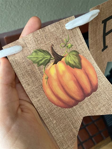 Happy Fall Banner Printable Fall Banner For Mantle Printable Etsy