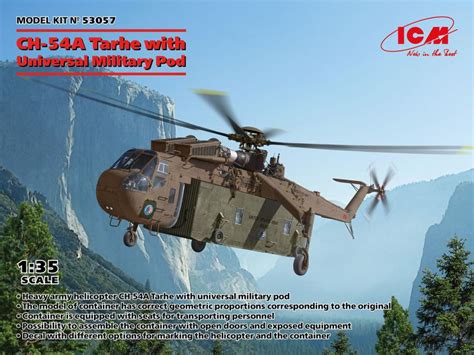 Icm Sikorsky Ch A Tarhe With Universal Military Pod Large Scale Planes