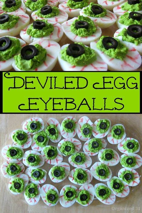 Halloween Food For Adults Halloween Eggs Halloween Deviled Eggs