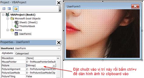 hướng dẫn cách chèn ảnh vào userform vba đơn giản nhất học excel