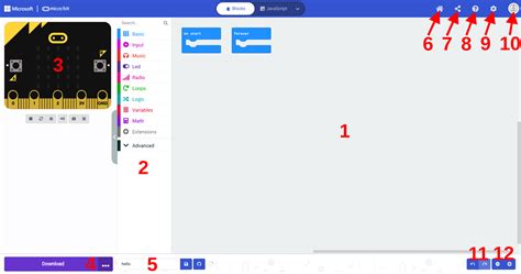 The Makecode Editor — 4cscc Lab Manual Makecode