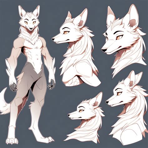 Fox Fursona Ref Sheet Etsy