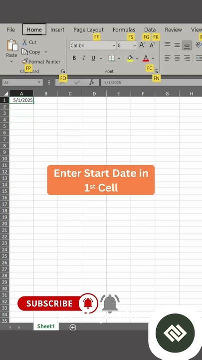 How To Automatically Write Date In Excel Excel Shorts Exceltips Tutorial Youtube